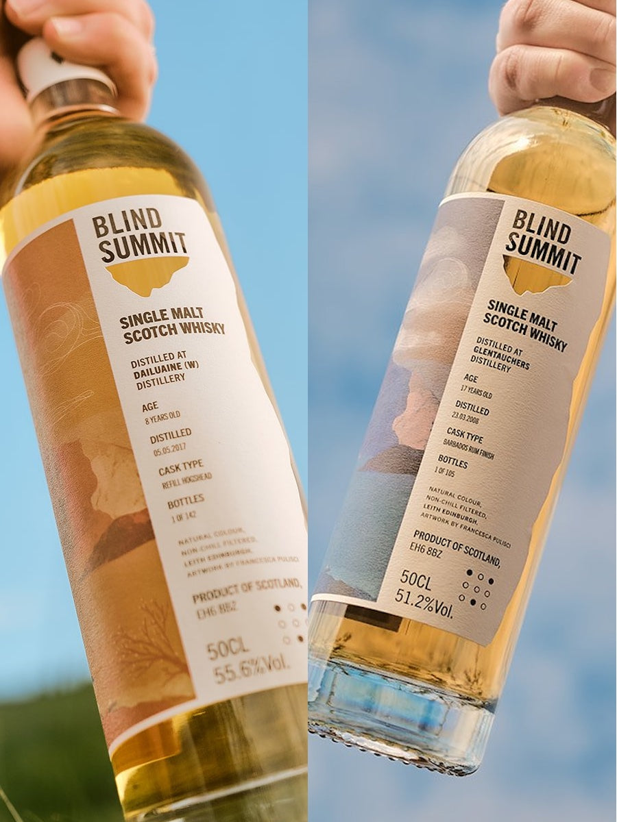 Blind summit Dailuaine 8yo & Blind summit Glentauchers 17yo – Two ...