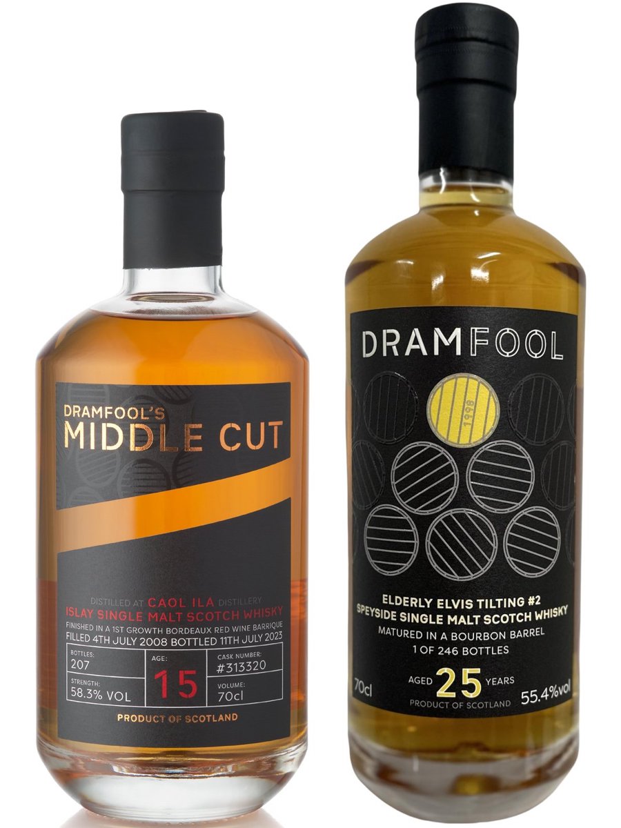 Dramfool’s Middle Cut Caol Ila 15yo Cask #313320 & Dramfool Elderly El ...