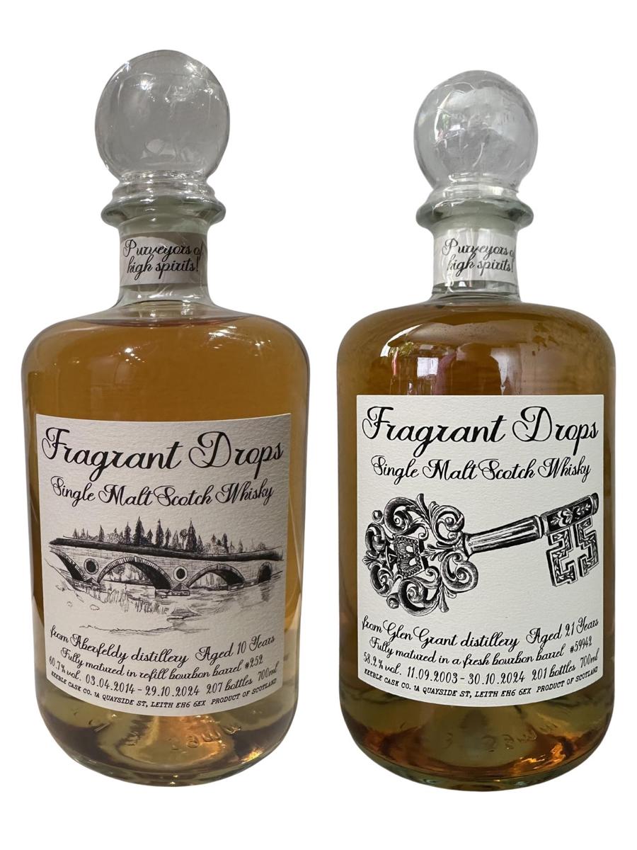 Fragrant Drops Aberfeldy 10yo Cask #252 & Fragrant Drops Glen Grant 21 ...