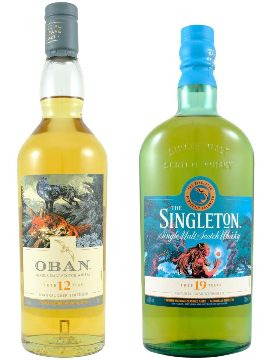 Oban 12 Year Old (Special Release 2021) & Singleton of Glendullan 19 Y ...