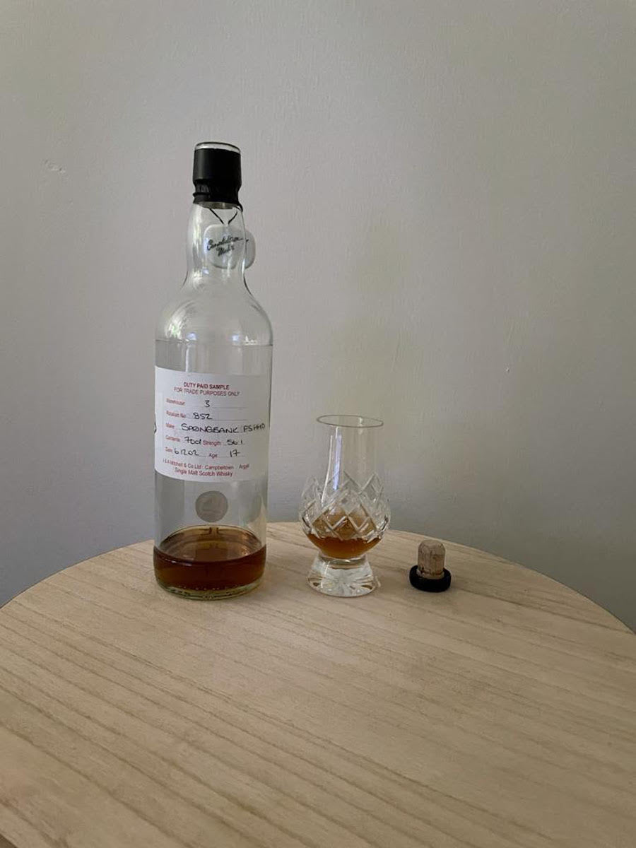 Springbank Cage Bottle - 17yo Fresh Sherry Hogshead – Two Whisky Bros